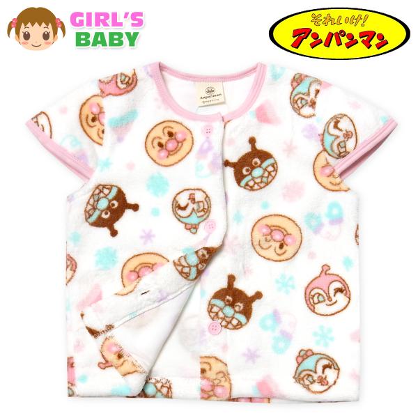 ●コメント柔らかふわふわ もこもこフリースで着心地とってもあったか♪アンパンマン前開きベスト。肩まで暖かいデザイン、お肌に優しい天竺素材の裏地付き☆冷え込む朝晩の防寒対策に活躍するあったかアイテムです。●特 長・アンパンマン・あったかフリー...