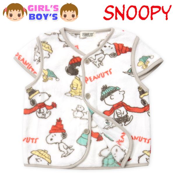 ●コメントふわふわ柔らかで軽い着心地♪SNOOPY/スヌーピーボアフリース素材ベスト。肩まで暖かいデザインがポイント◎冷え込む朝晩の防寒対策に活躍するあったかアイテムです☆●特 長・SNOOPY(スヌーピー)・ボアフリース肩付きベスト・スリ...