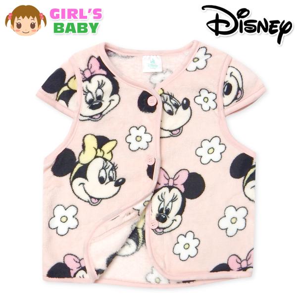 ●コメントふわふわ柔らかくあったか♪ミニーマウスフリースベスト。脇からの冷えも防ぐ肩付きデザインで防寒性抜群！脱ぎ着させやすい大きめボタン◎かるい着心地で寒い季節に温かく活躍するアイテムです。●特 長・Disney(ディズニー)・ミニーマウ...