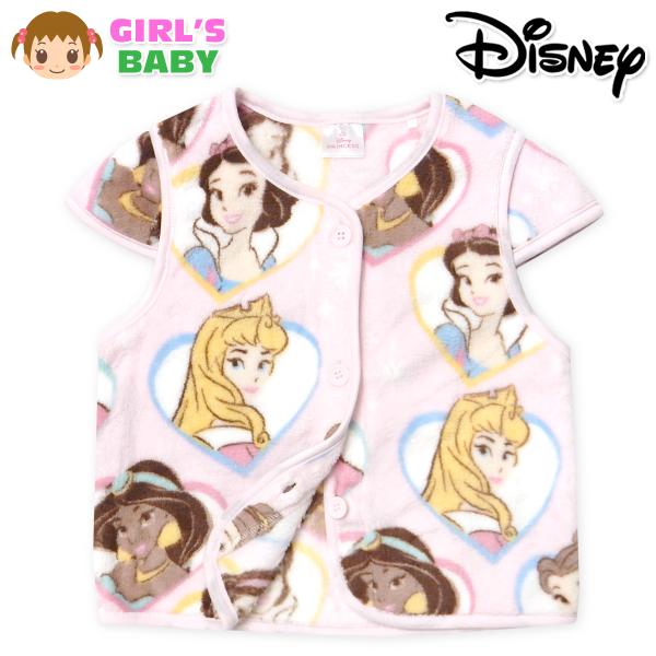 ●コメントふわふわ柔らかくあったか♪ディズニープリンセスフリースベスト。脇からの冷えも防ぐ肩付きデザインで防寒性抜群！脱ぎ着させやすい大きめボタン◎かるい着心地で寒い季節に温かく活躍するアイテムです。●特 長・Disney(ディズニー)・デ...