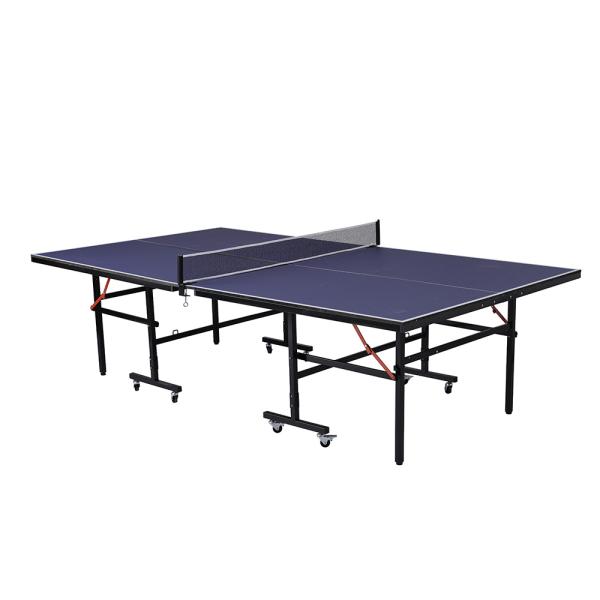 【商品名】卓球台 国際規格サイズ【本体サイズ】幅152.5×奥行274×高さ75.5cm【収納サイズ】幅152.5×奥行83.5×高さ155cm【天板厚】16mm【重量】約40kg【材質】天板素材：MDF【特徴】セパレート式、折りたたみ可能...