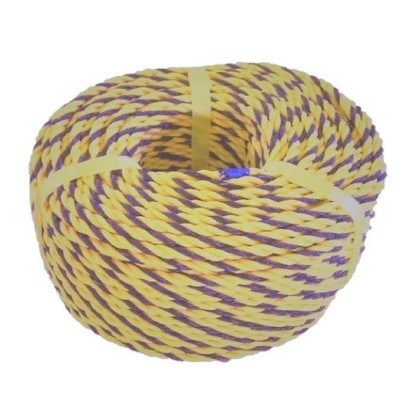 トラロープ　＃9×100Ｍ　【入り数】5巻セット【重　量】11.6kg送料無料　本州・四国・九州工事現場の仮囲い、仮設駐車場の区画など　標識ロープ　区画ロープ