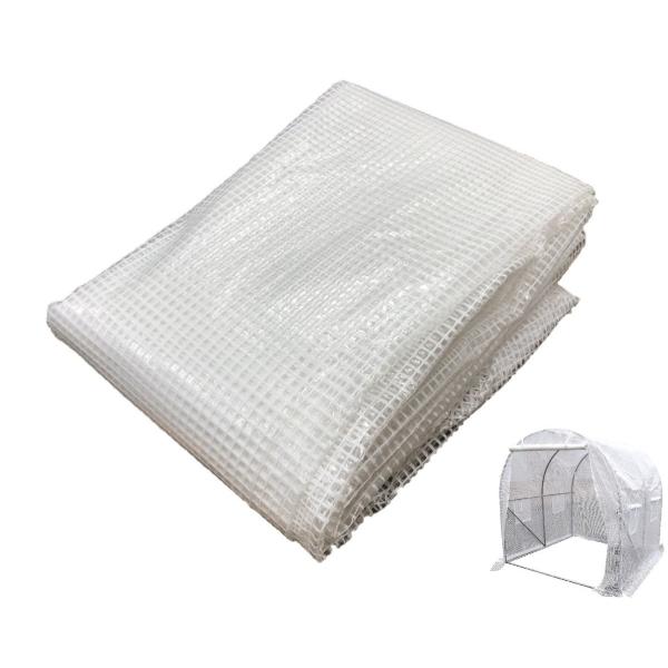 【発売日：2024年04月10日】小型家庭用ビニールハウス　1坪タイプ　専用替えカバーサイズ：長さ200ｃｍ×幅200ｃｍ×高さ200ｃｍ材　質：PEカバー：糸入りビニール　前面ファスナー付き　通気窓4か所厚み：0.5ｍｍ※完全防水ではない...