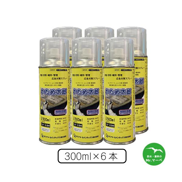 ■商品名　オバナヤセメンテックス　かため太郎　6本入り■外観/寸法 　外観 300ml エアゾール缶寸法 Φ62mm×190mm