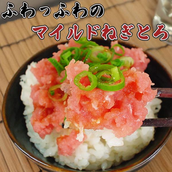 ●商品種別名　ねぎとろ、せせり、まぐろとろ●用途　ねぎとろ丼、手巻き、恵方巻き、ツナハンバーグ、その他ミンチとしての調理●内容量　500ｇ×２袋　（約10人前）●原材料　めばちまぐろ、きはだまぐろ、卵黄、植物油、酸化防止剤