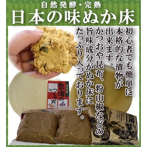 〜昔から地元のお客様に愛されているロングセラー商品です〜・ぬか床は富士山の伏流水を、仕込み水として使用しており、米ぬかは地元の米屋さんやJAから仕入れ時間をかけて自然発酵させております。　・和からし、唐辛子、切り昆布などの成分が入っているの...