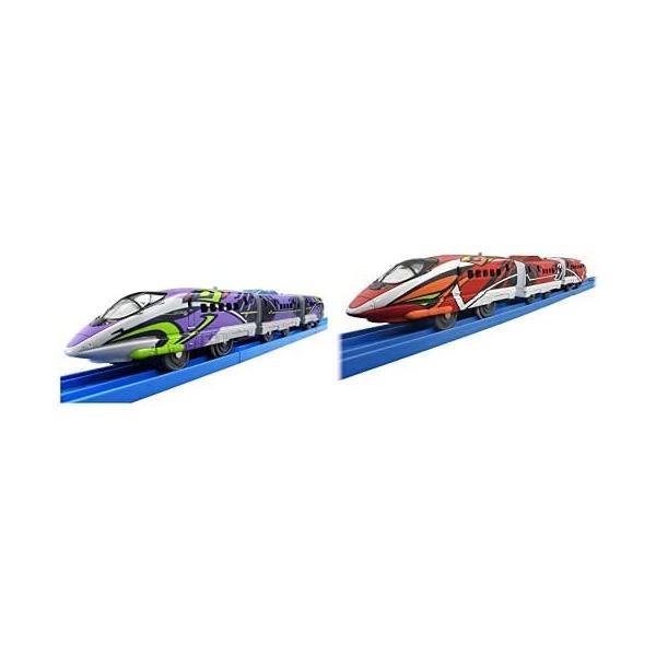 【発売日：2022年12月10日】発売予定日：2022年12月上旬『新幹線：エヴァンゲリオンプロジェクト』として、2017年3月まで山陽新幹線・新大阪〜博多を走行した話題の車両をプラレールで商品化！プラレールらしい3両編成に「500 TYP...