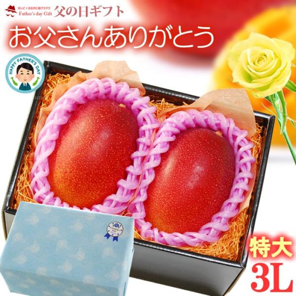 【発売日：2026年06月16日】商品名 : 宮崎マンゴー内容量/産地 : 3Lサイズ×2玉(約920g以上)赤秀〜青秀/宮崎発送時期 : 6月16日〜21日お届け(指定日不可)発送形態 : ヤマト運輸 常温便送料 : 送料込(北海道・沖縄...