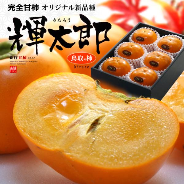 【発売日：2026年10月15日】商品名 : 輝太郎 柿内容量/産地 : 6玉(約1.8kg)/鳥取県発送時期 : 10月中旬-下旬(指定日不可)発送形態 : ヤマト運輸 常温便送料 : 送料込(北海道・沖縄・離島地域へのお届けは追加送料1...
