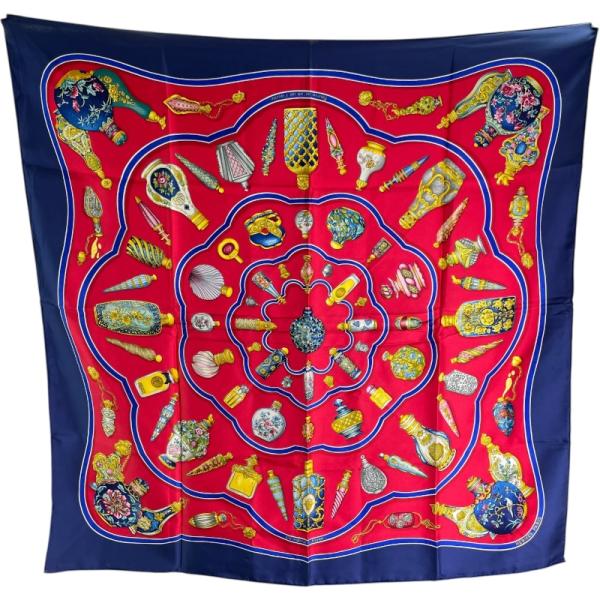 エルメス HERMES シルク QU IMPORTE LE FLACON スカーフ セール バーゲン 送料無料