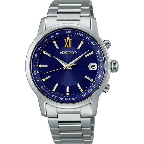 SEIKOブライツ電波ソーラー腕時計 青 チタン SEIKOブライツ電波ソーラー腕時計 青 チタン