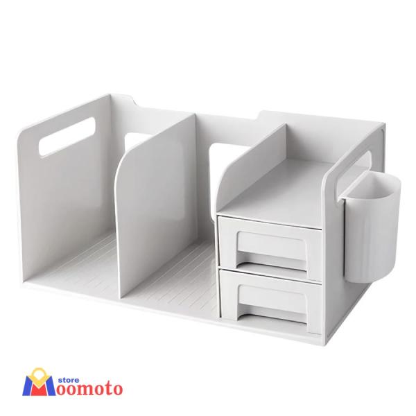 【アクセスの便利さ】サイドストレージはデスク上に大切なアイテムを手元に置けるスペースを提供します。、メモ帳、キーコンテナ、またはコーヒーカップなどを収納できます。【高品質素材】サイズ：20.5* 36.8 * 20.4cm。 高品質のPS材...