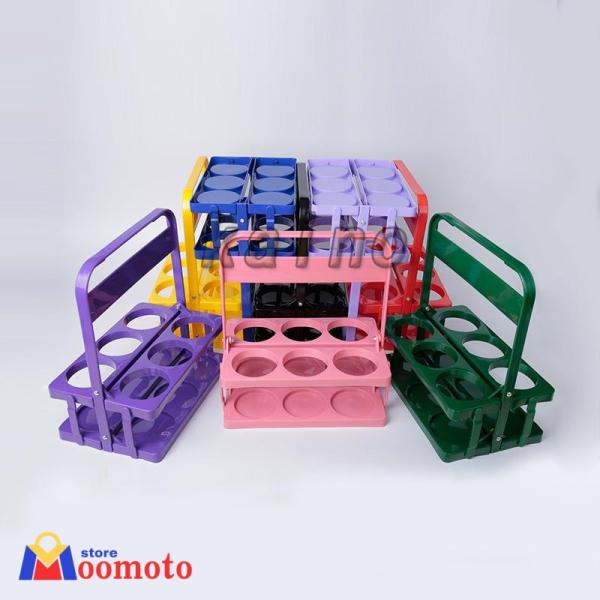 配送キャリア：プラスチック製のドリンクラックは折りたたみ可能なデザインを採用しており、スペースをとらずに持ち運びや保管が簡単です。カーゴラック：ボトルバスケットの内側はボトルやカップを固定し、持ち運び中の衝撃や揺れを防ぐように設計されていま...