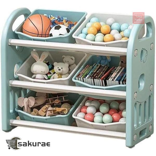 おもちゃ箱 収納ケース 分類収納 キッズラック 大容量 子供用 おもちゃ収納棚 おもちゃボックス 子供用シェルフ 子供用絵本棚 絵本ラック 子供部屋 組立簡単 多