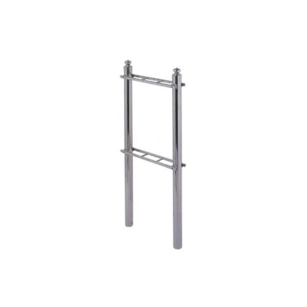 塔婆たて（３コマ）ステンレス製施工手順付きサイズ：巾43cm×奥6.5cm×高さ84cmコマ幅：10.5cm×3cm柱直径：約3.7cm重量：約1.7kg墓石のリフォーム誰でも簡単設置！（深さ20cm程の穴で設置が可能です。）塔婆をきれいに...
