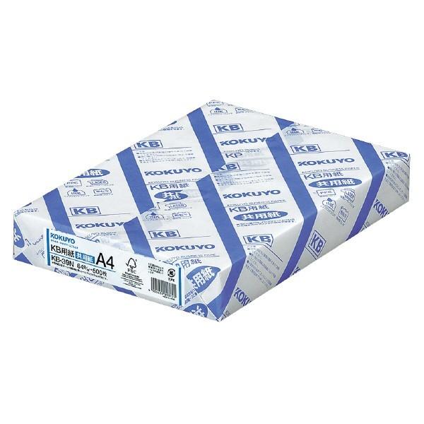 ●商品名／ＫＢ用紙（共用紙）●ＩＳＯ白色度／約８０％●紙厚／９０μｍ●坪量／６４ｇ／平方メートル●サイズ／Ａ４●ＦＳＣ認証表示／ＦＳＣミックス●適合プリンタ／モノクロコピー機、モノクロレーザー、インクジェット、熱転写（ワープロリボン必要）●...