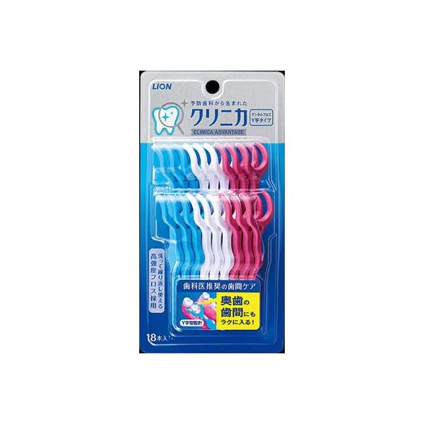 ●歯垢が溜まりやすく、届きにくい奥歯の歯間も手軽に清掃できるＹ字型デンタルフロス。●１２０本のミクロ繊維束（フロス）にたるみをもたせているので、歯面を広く覆い、歯垢を効果的にからめ取る。●握りやすく、口の中で操作しやすいハンドル設計。●洗浄...