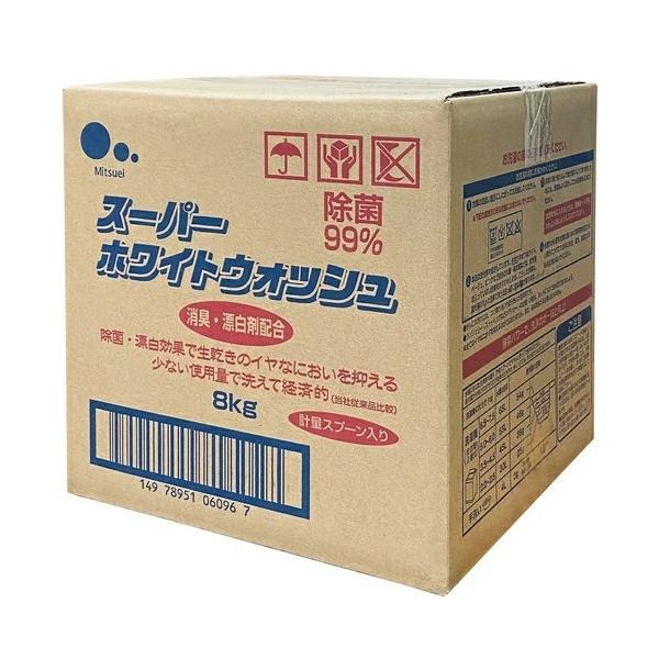 ●漂白剤と酵素の力で強力な洗浄力。●少ない量で洗えて経済的な洗濯用洗剤です。●生乾きのイヤなにおいを抑え、部屋干しにも最適です。●便利な計量スプーン付き。●商品詳細●内容量：8kg●用途：綿・麻・合成繊維用●液性：弱アルカリ性<BR&...
