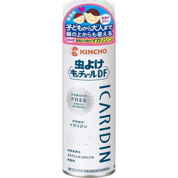 ●新有効成分「イカリジン」が高い虫よけ効果を発揮。●子どもから大人まで使える虫よけスプレー。●パウダーフリーで、服にかけても白くならないので、汚しません。●無香料。●原材料・成分：[有効成分]イカリジン5w/v%(原液100mLあたり)[そ...