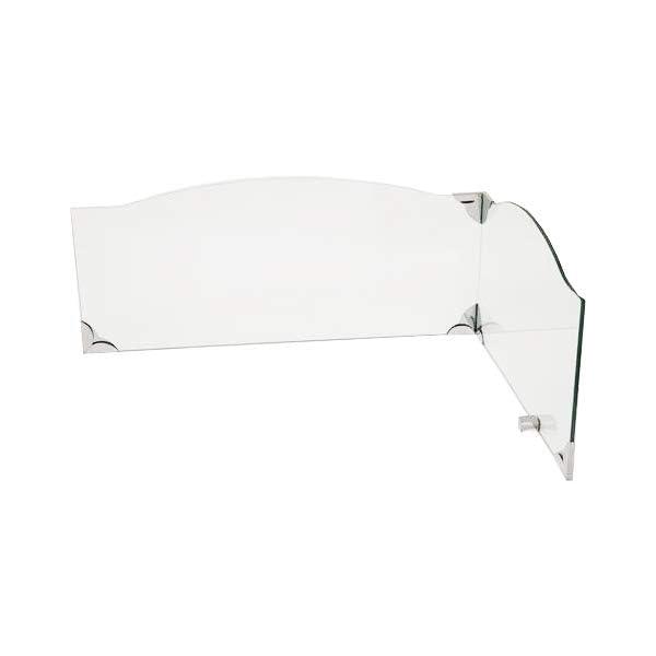 キッチンがおしゃれに美しく！スタイリッシュにカーブした曲線のデザインが高級感と柔らかさを演出レンジ周りスッキリ、汚れない対面キッチンでも飛び跳ね心配なし溝に差し込むだけで簡単に組み立てOK● 油ハネや汚れをガードします● 目隠しになるスリガ...