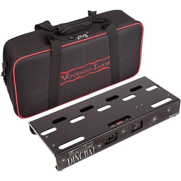 Dingbat Small Pedal Power 2 Plus パワーパッケージは5、６台のエフェクターを組み込むのに最適なボードです。ツアーグレード・ギグバッグ：533 x 254 x 146mm, 0.89kg、エフェクターマウント用...