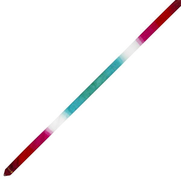 ●色鮮やかなグラデーションカラーで、躍動感のある演技を引き立たせるリボン。●柔軟加工を施し「ソフト仕上げ」は程よい空気抵抗でしなやかに動き、意のままに操ることができるリボンです。●静電気防止糸で縫製されているので、摩擦による静電気の発生を抑...