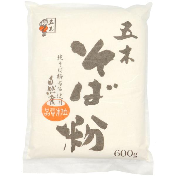 ◆同梱発送をご希望の場合◆こちらの商品は1個口に【　3個まで同梱することが可能　】です。同梱発送をご希望の場合には【　オプション項目　】より数量を追加下さい。商品名「五木食品　そば粉　600g」1.純そば１００％の自然食品2.そば粉の独特な...