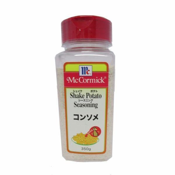 ◆同梱発送をご希望の場合◆こちらの商品は1個口に【　3個まで同梱することが可能　】です。同梱発送をご希望の場合には【　オプション項目　】より数量を追加下さい。商品名「Mc　ポテトシーズニング　コンソメ　350g」【使用目安】ポテト１００ｇ：...