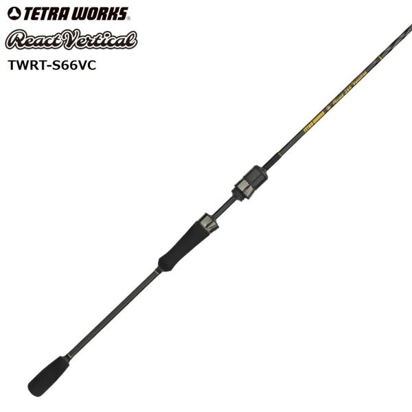 デュオ リアクト バーティカル TWRT-S66VC スピニング■全長／6ft 6in(201.1cm) ■継ぎ数／２■自重／56ｇ ■ライン／PE0.2〜0.6 ■オモリ負荷／20号(75g)