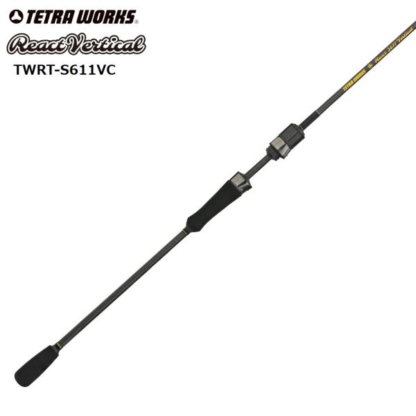 デュオ リアクト バーティカル TWRT-S611VC スピニング■全長／6ft 11in(210.8cm) ■継ぎ数／２■自重／60ｇ ■ライン／PE0.4〜0.6 ■オモリ負荷／35号(112g)