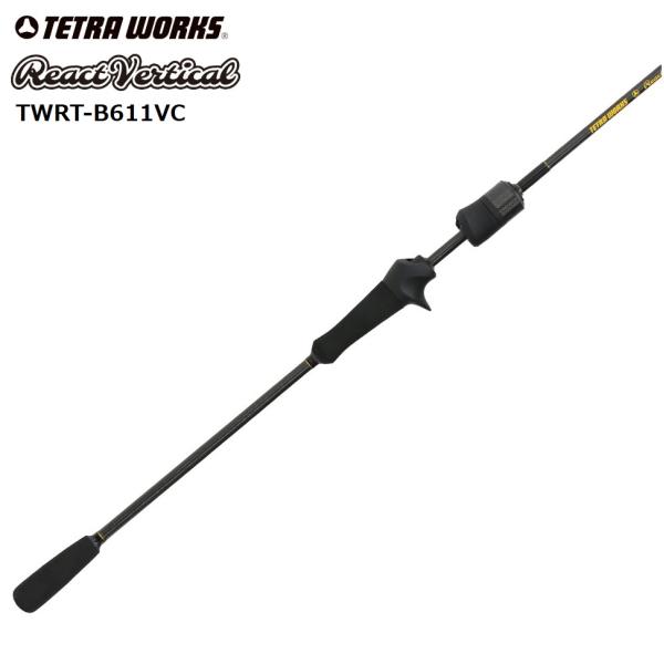 デュオ リアクト バーティカル TWRT-B611VC ベイトロッド■全長／6ft 11in(210.8cm) ■継数／２■自重／64ｇ ■ライン／PE0.4〜0.6 ■オモリ負荷／35号(112g)