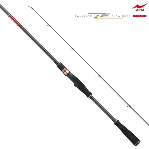 アピア Foojin' Z S91ML フロウハントシチュエーション：河川や湾奥エリア、ウェーディング●SPINNING MODEL●Length：9’1”　2pcs●Closed Length(cm)：142.7●Lure：5-35g●L...