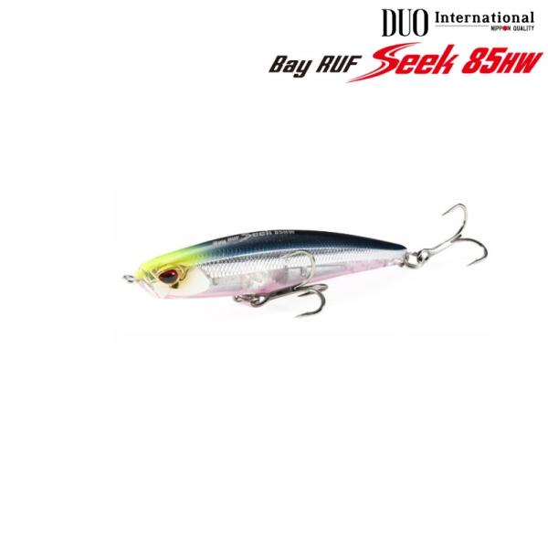 デュオ ベイルーフ シーク 85HW■Length：85ｍｍ■Weight：20ｇ■Type：重心固定・シンキング■Range：0.2-0.8m■Hook：＃6■Ring：＃3