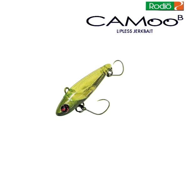 ロデオクラフト カムー B CAMooB■サイズ：45ｍｍ■重量：4.0ｇ■タイプ：シンキング■フック：クラッチフック太軸 ＃6×2