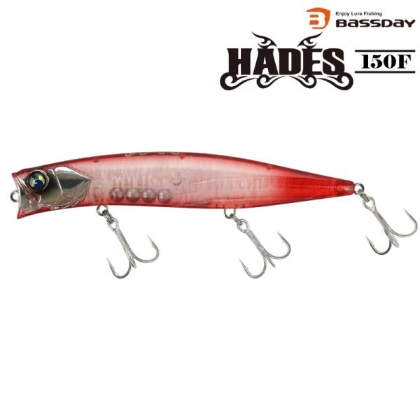 バスデイ ハーデス 150F HADES■Length：150ｍｍ■Weight：40.0ｇ■Type：フローティング■Hook：太軸＃2■Ring：＃4