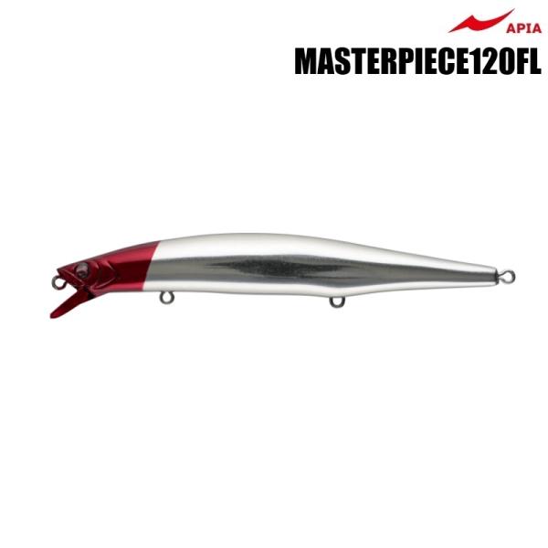 アピア マスターピース 120FL フローティング■Length：120ｍｍ■Weight：16ｇ■Type：フローティング■Action：ウォブンロール（ロール主体）■Range：MAX60cm■Hook：#6×3pcs （BKK FAN...