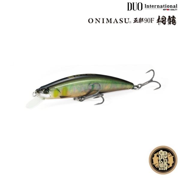 デュオ オニマス マサカゲ 90F 桐龍■Length：90ｍｍ■Weight：9.5g■Type：重心固定・フローティング■Hook：#6■Ring：#3.5