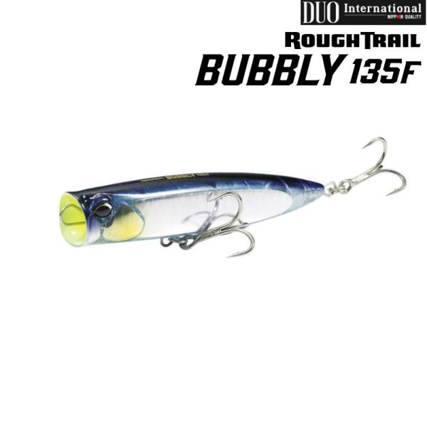 デュオ ラフトレイル バブリー 135F■Length：135ｍｍ■Weight：40ｇ■Type：重心固定・フローティング■Hook：＃1■Ring：フックアイ#5.5