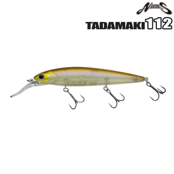 ノリーズ タダマキ 112 SP■Length：112ｍｍ■Weight：18.4g■Type：SUSPEND / SILENT■Depth：2.0m/12lb.