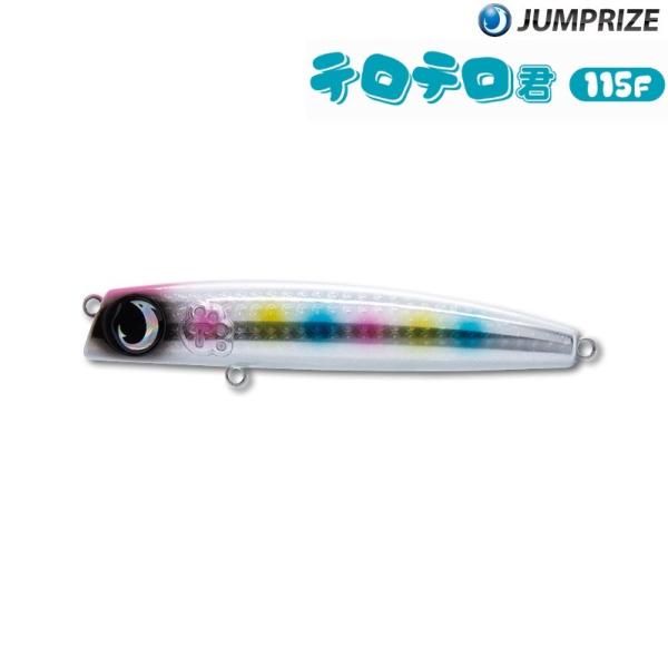 ジャンプライズ テロテロ君 115F◆スペック◆全長：115mm本体重量：22ｇ タイプ：フローティングアクション：酔っ払い変則蛇行ロールレンジ：30〜60ｃ位推奨トレブル：各社#2?#4推奨リング：ゴリラリング＃３※注意テロテロ君 115...