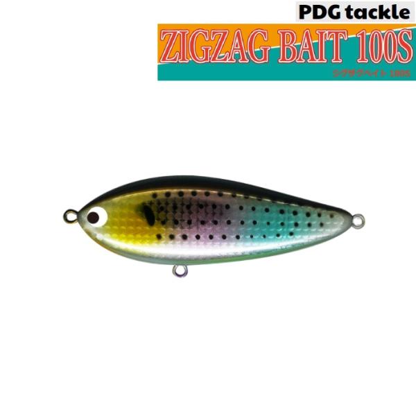 ポジドライブガレージ ジグザグベイト 100S■Length：100ｍｍ■Weight：35g■Type：sinking■Hook：#3×2■Ring：#4■Range：30-100cm