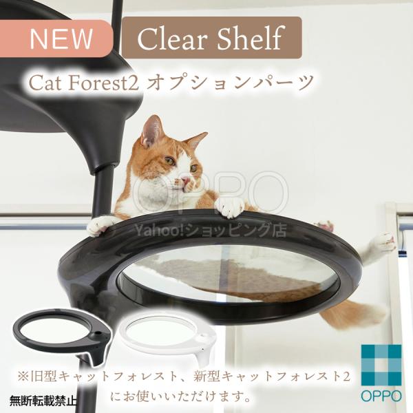 ■商品説明キャットフォレストに新たなオプションが登場キャットフォレストに取付られるオプションです。透明なステップで、愛猫の可愛い肉球を見ることができます。取付の高さは自由自在。フチは幅広のため、グルリと歩き回ることが可能です。すべり止めシー...