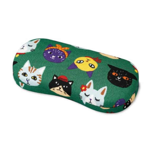 ハードケース　仕様 バネ式　素材 布（コットン・ポリエステルなど）　鼻当 なし　内貼り イエロー　重量 125g　内寸 W150×D65×H30mm　　※こちらの商品は複数店舗で販売しているため、万が一在庫切れの場合はご了承ください。　