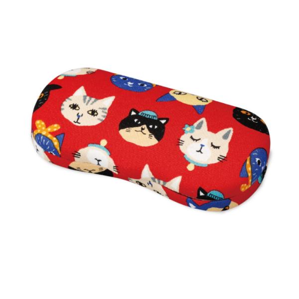 ハードケース　仕様 バネ式　素材 布（コットン・ポリエステルなど）　鼻当 なし　内貼り ピンク重量 125g　内寸 W150×D65×H30mm　　※こちらの商品は複数店舗で販売しているため、万が一在庫切れの場合はご了承ください。　