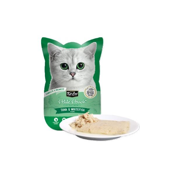 【　名　称　】　キャットフード【 商 品 名 】　キットキャット（Kit Cat）グレインフリー　プティパウチ　ツナ＆白身魚（フエダイ）　パウチ　愛猫用総合栄養食（AAFCO基準）　成猫用・全猫種用　７０ｇ【プティパウチ・ツナ＆白身魚（フエ...