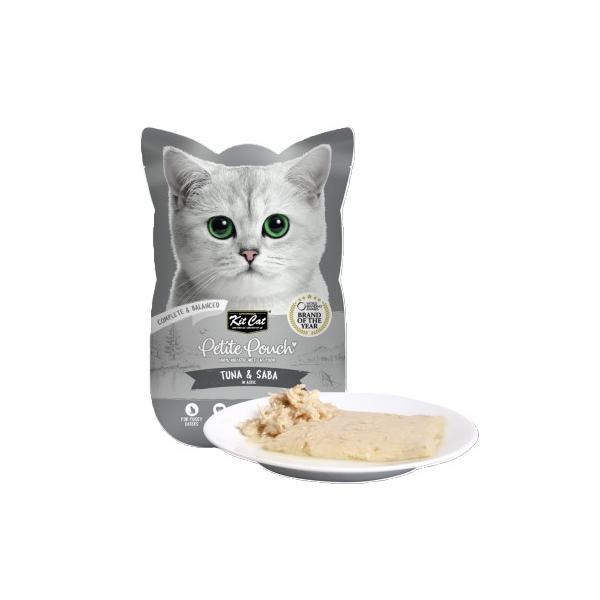 【　名　称　】　キャットフード【 商 品 名 】　キットキャット（Kit Cat）グレインフリー　プティパウチ　ツナ＆サバ　パウチ　愛猫用総合栄養食（AAFCO基準）　成猫用・全猫種用　７０ｇ【プティパウチ・ツナ＆サバの特長】フレッシュなツ...