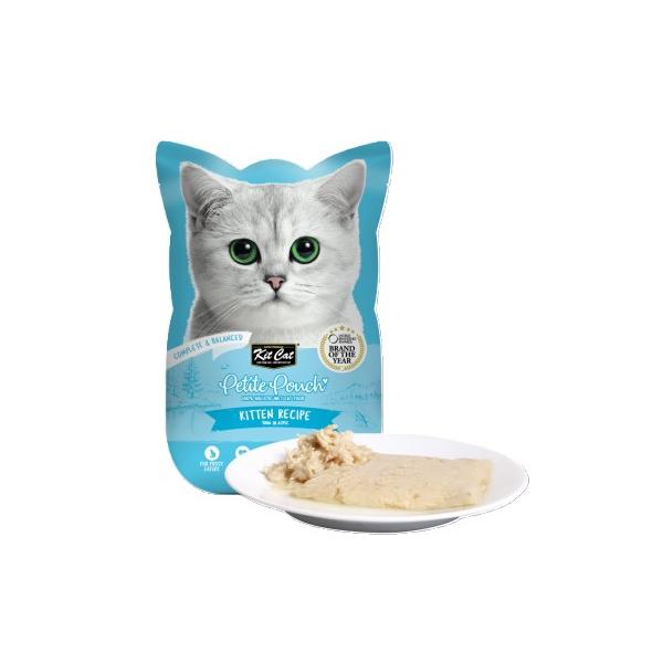 【　名　称　】　キャットフード【 商 品 名 】　キットキャット（Kit Cat）グレインフリー　プティパウチ　キトンレシピ　パウチ　愛猫用総合栄養食（AAFCO基準）　子猫・全年齢・全猫種用　７０ｇ【プティパウチの特長】フレッシュなツナを...