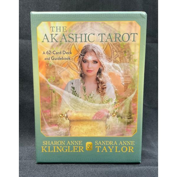 「中古品オラクルカード」になります。外箱やカードにやや傷や汚れがありますが、使用には問題ありません。アカシックタロット　アカシックレコードの無限の情報にアクセスして、過去、現在、そして未来の可能性に関するスピリチュアルな導きと知恵を解き放ち...