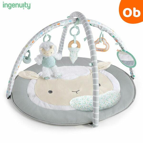 インジェニュイティブランドの美しく洗練されたデザインのジムです。ふわふわのマットで赤ちゃんが快適に遊べます。楽しいしかけのおもちゃはトイバーから取り外せます。セット内容：プレイマット、トイバー、動物型人形、木製リング、ラトル、丸型おもちゃ、...