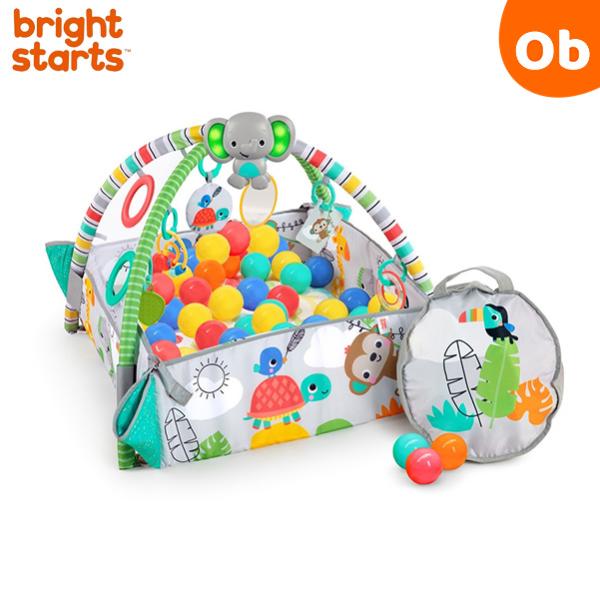 成長にあわせて形を変えられる！赤ちゃんの成長に合わせて 形を変えて使えるプレイジム！ボールが40個 付いているのでボールプールとしてもお使いいただけます。ミュージカルトイは20 分以上の自動演奏モードを搭載し、ぞうの耳の部分が光ります。腹ば...
